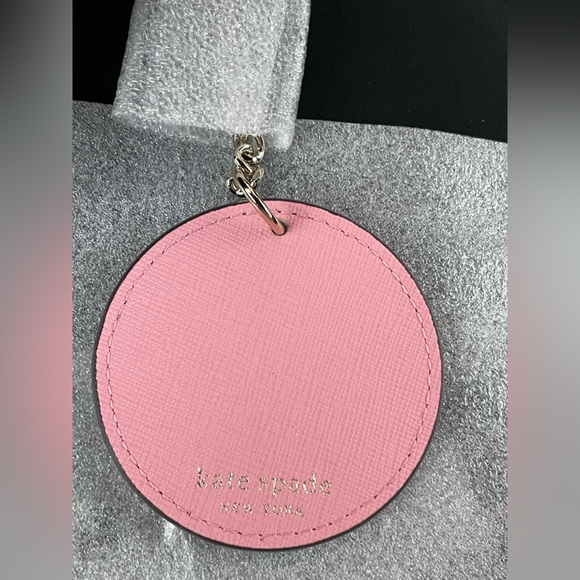 kate spade | Bags | Kate Spade Pink Floral Circle Keychain | Poshmark